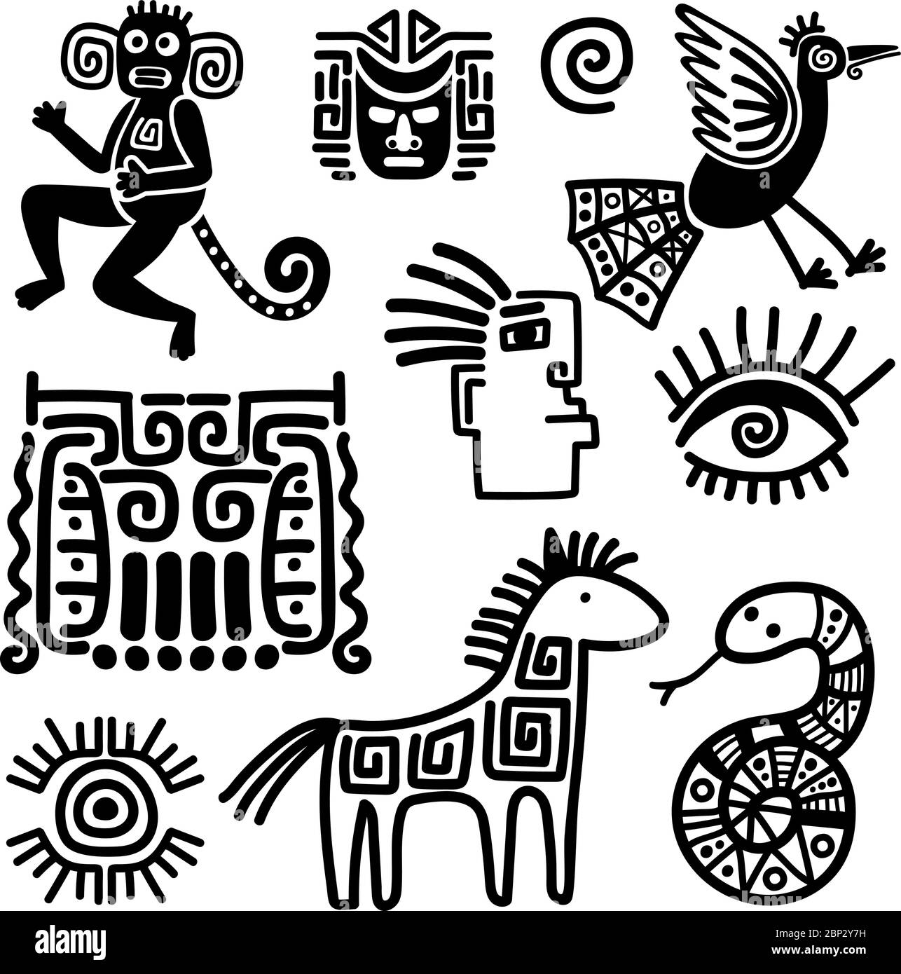 Simboli Messicani Tattoos Maya E Inca Simboli Tatuaggio Immagine E