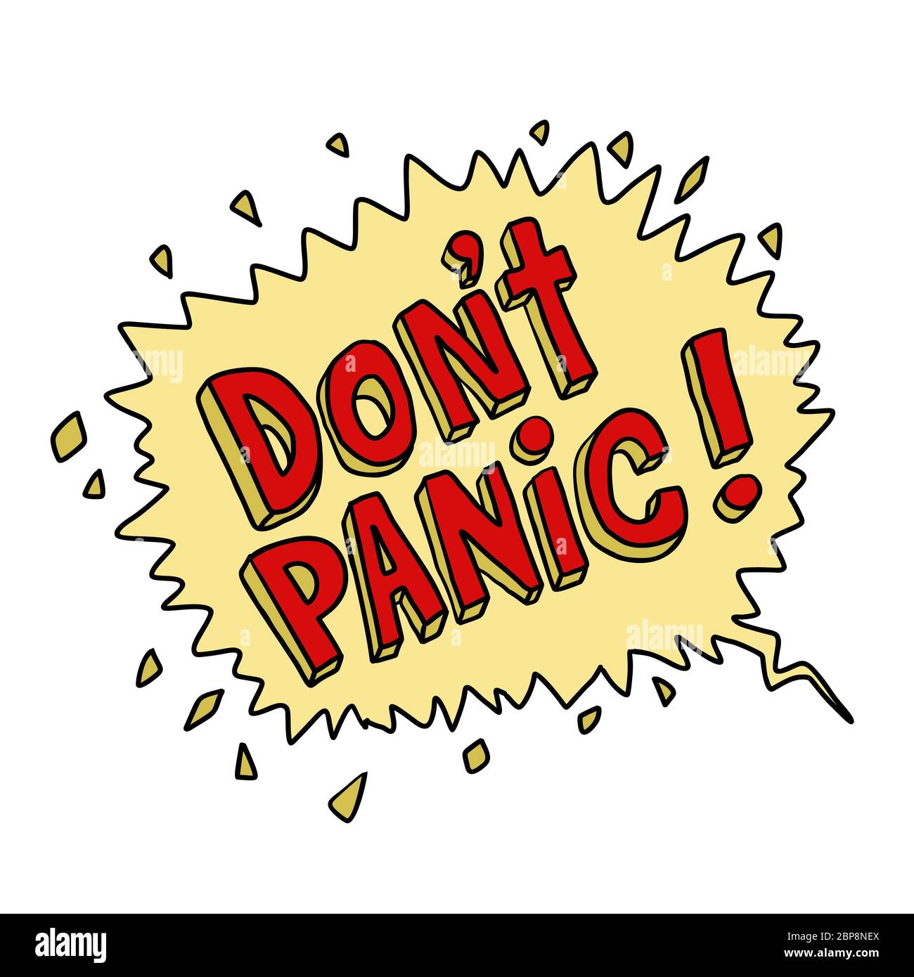 Panic cartoon immagini e fotografie stock ad alta risoluzione - Alamy