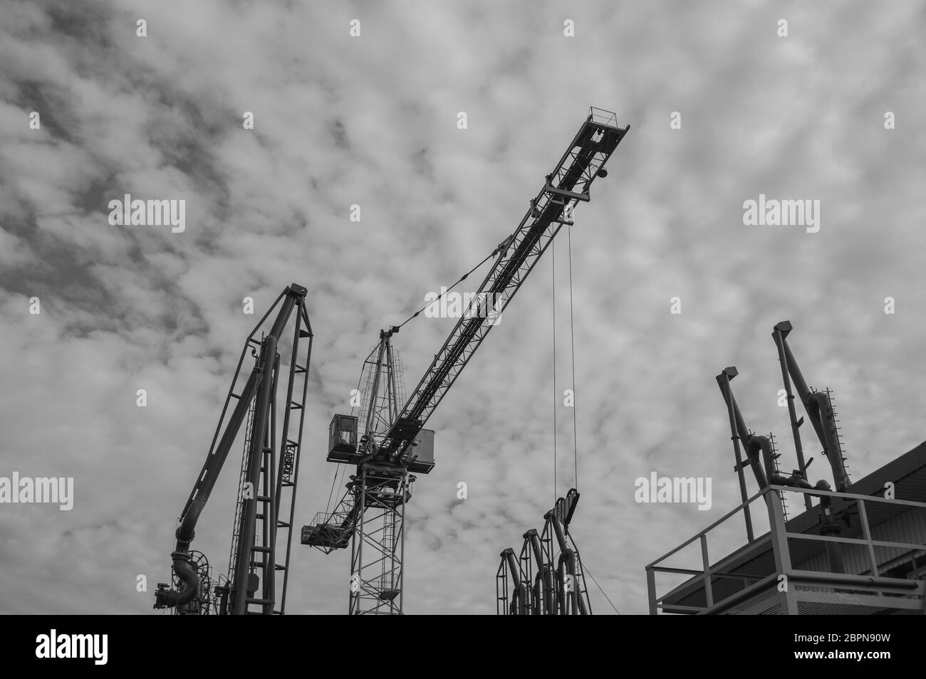 Gru di magazzino Foto e Immagini Stock in Bianco e Nero - Alamy