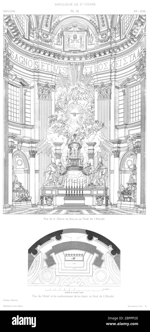 Basilica di san pietro planimetria immagini e fotografie stock ad alta ...