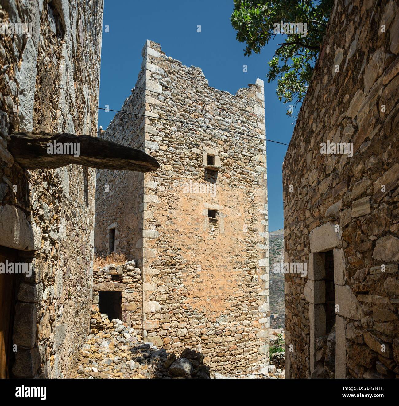 Vatheia, un villaggio sulla penisola di mani, in Grecia. Una delle ...