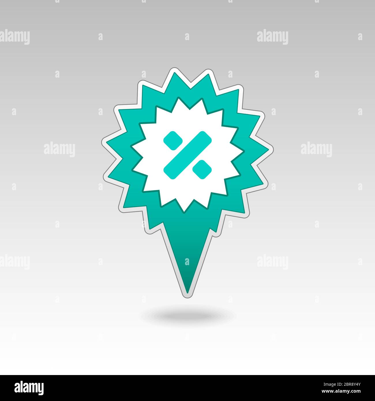 Divisione Mappa pin icona. Puntatore Mappa. I marcatori mappa ...