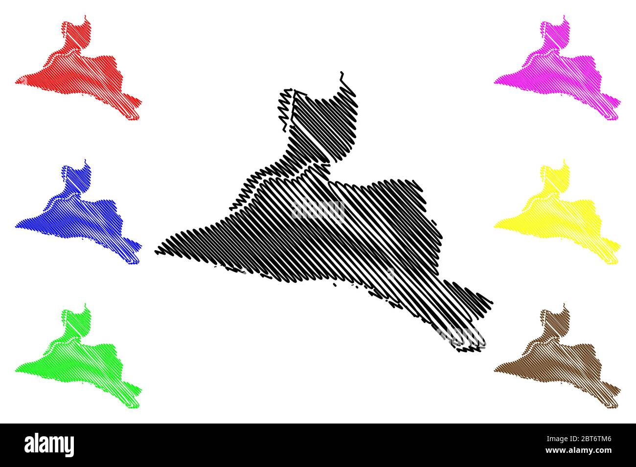 Mappa di avignone Immagini Vettoriali Stock - Alamy