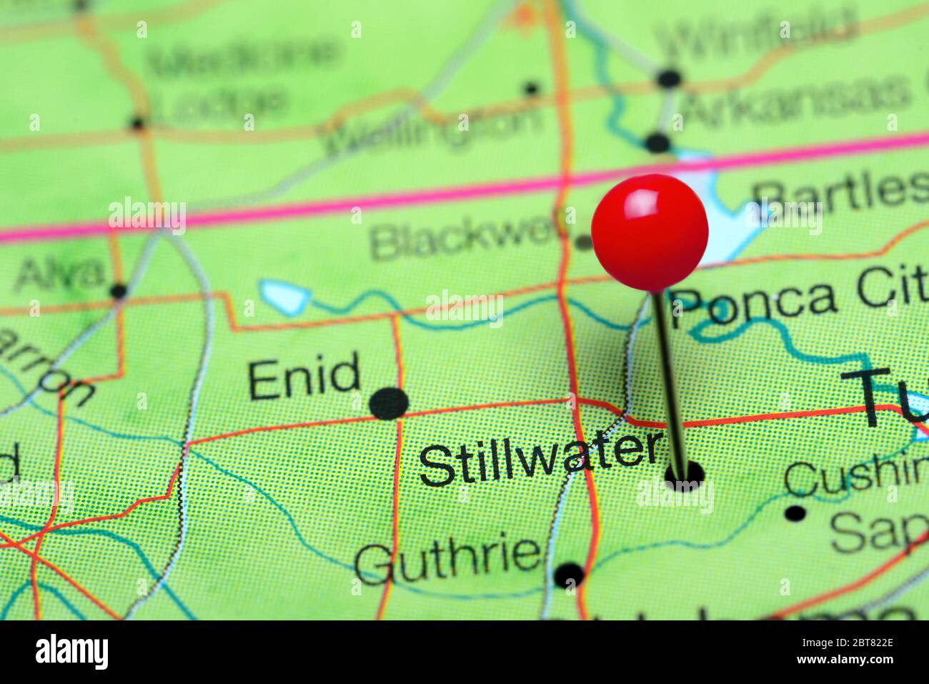 Perno mappa oklahoma immagini e fotografie stock ad alta risoluzione ...