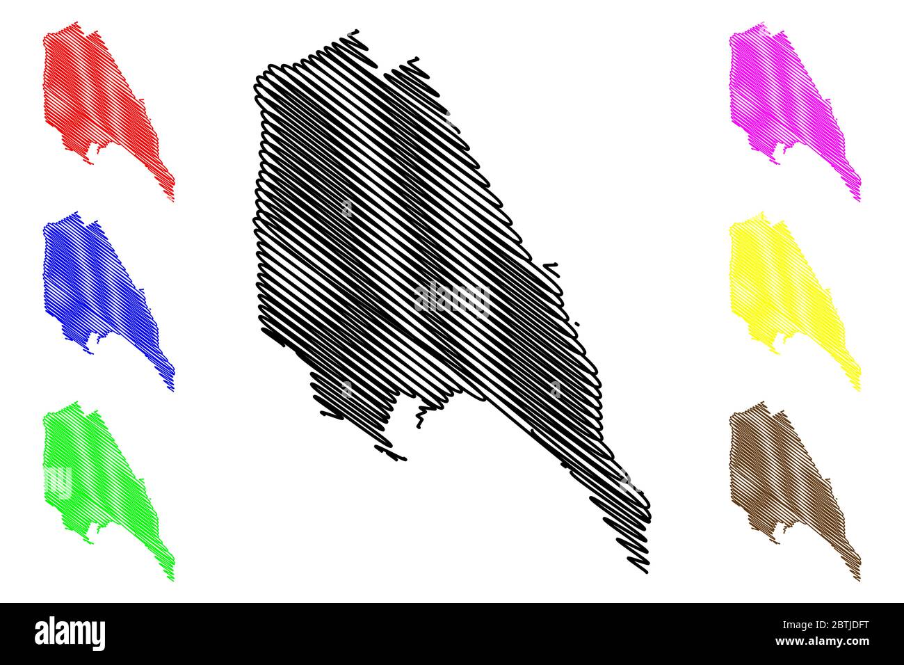 Mappa di durazzo Immagini Vettoriali Stock - Alamy