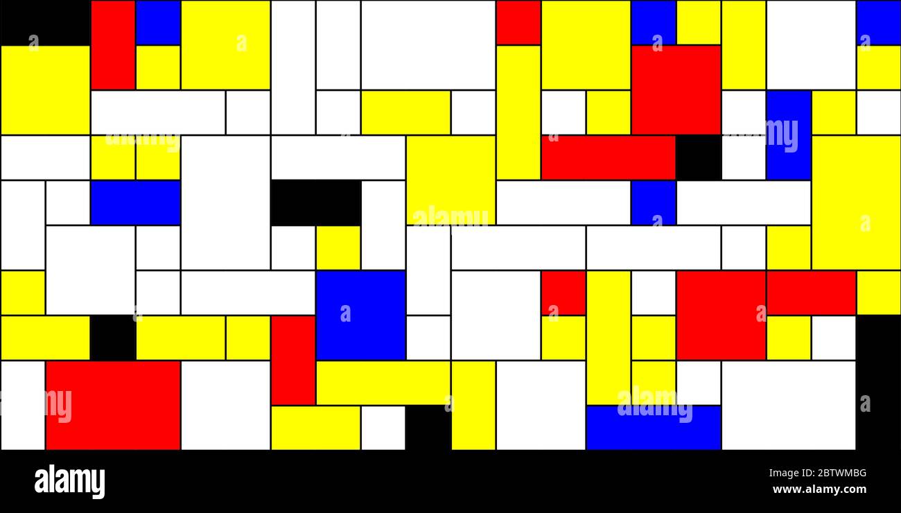 Mondrian style immagini e fotografie stock ad alta risoluzione - Alamy