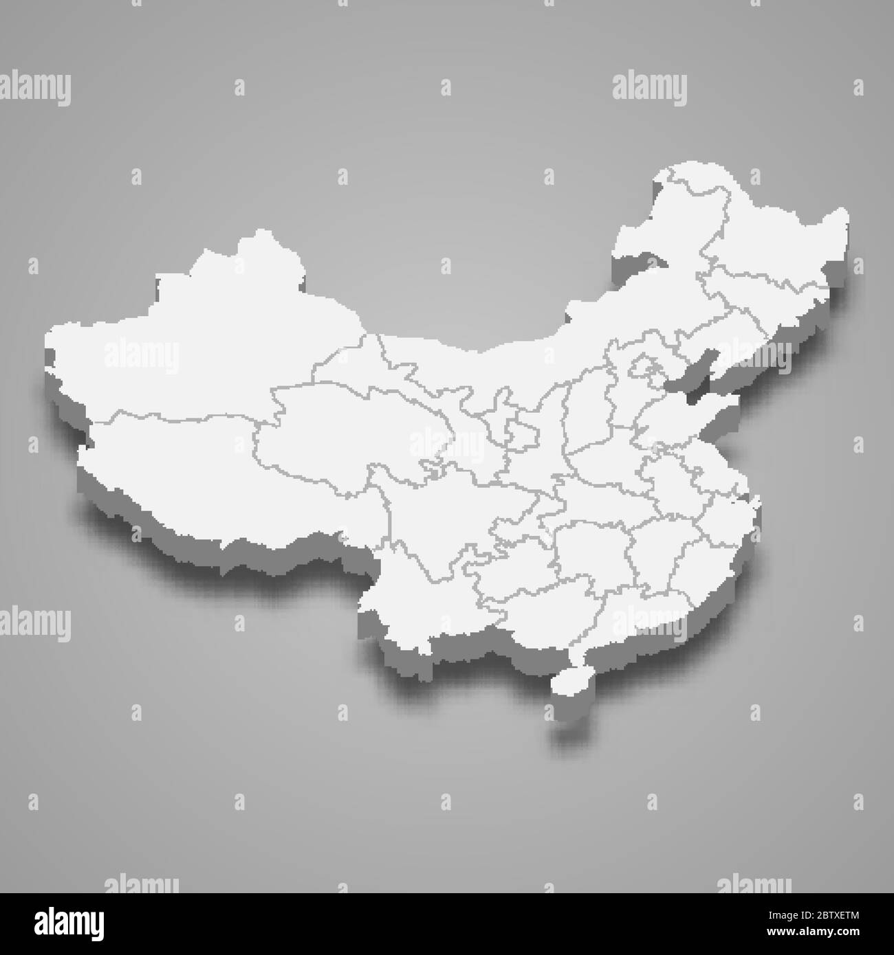 Regioni mappa della cina Immagini Vettoriali Stock - Pagina 2 - Alamy