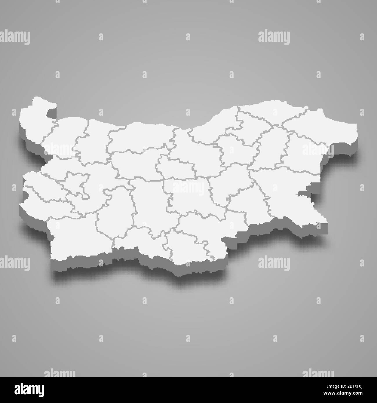 Mappa della bulgaria immagini e fotografie stock ad alta risoluzione ...