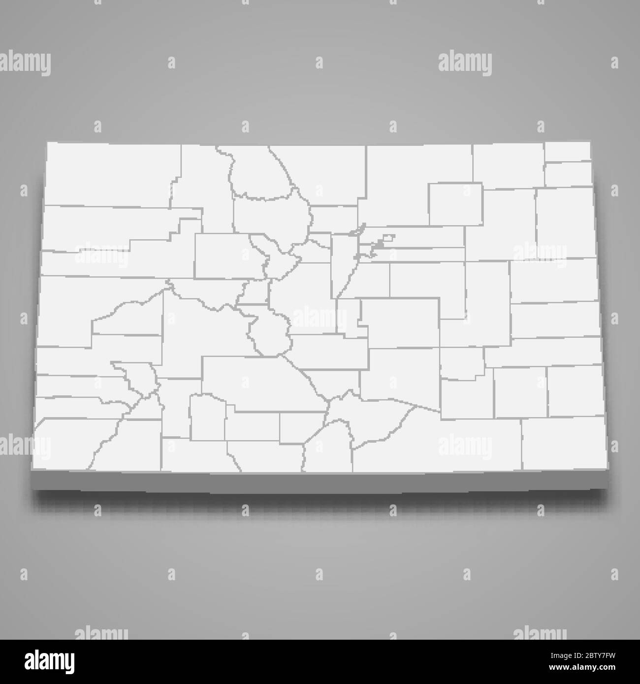 Mappa politica del colorado Immagini Vettoriali Stock - Pagina 2 - Alamy