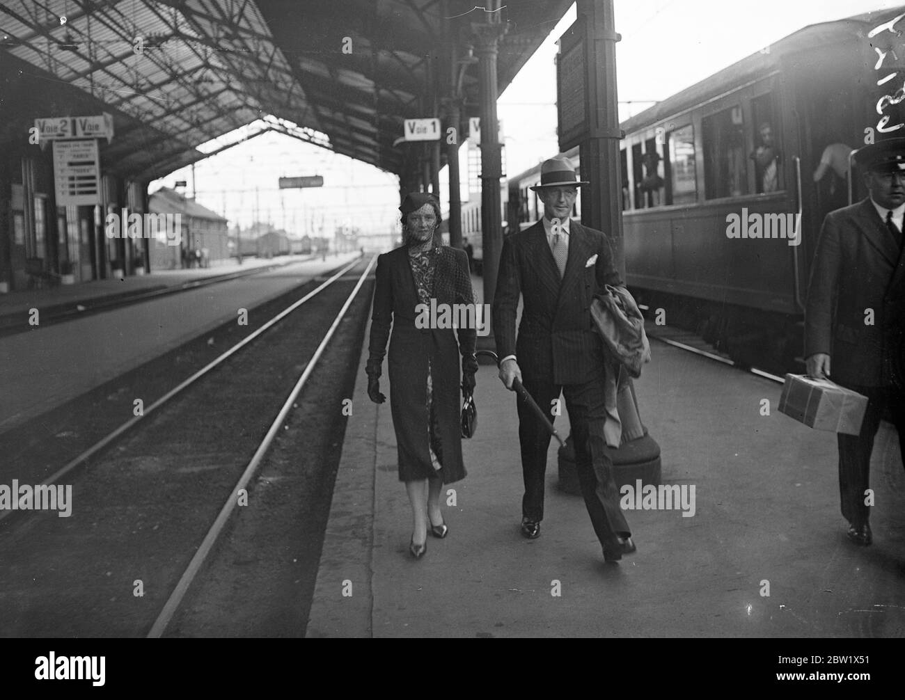 Major ' Fruity' Metcalfe e Lady Metcalfe, arrivati a Chateau combattuto ...