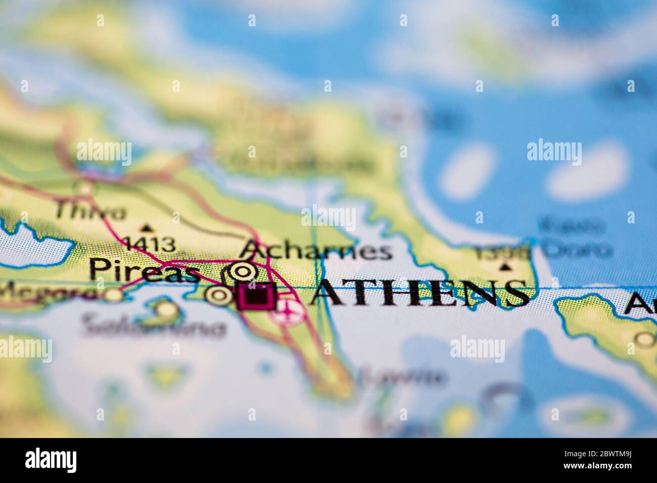 Mappa politica della grecia immagini e fotografie stock ad alta ...