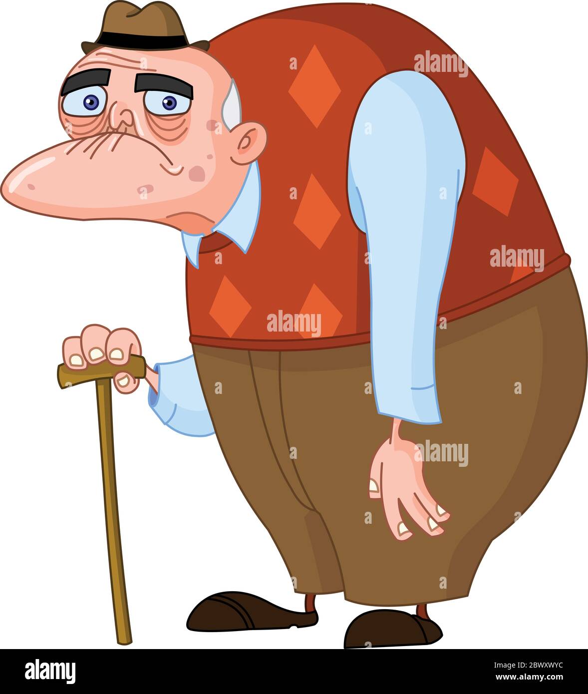 Umorismo vecchio Immagini Vettoriali Stock - Alamy