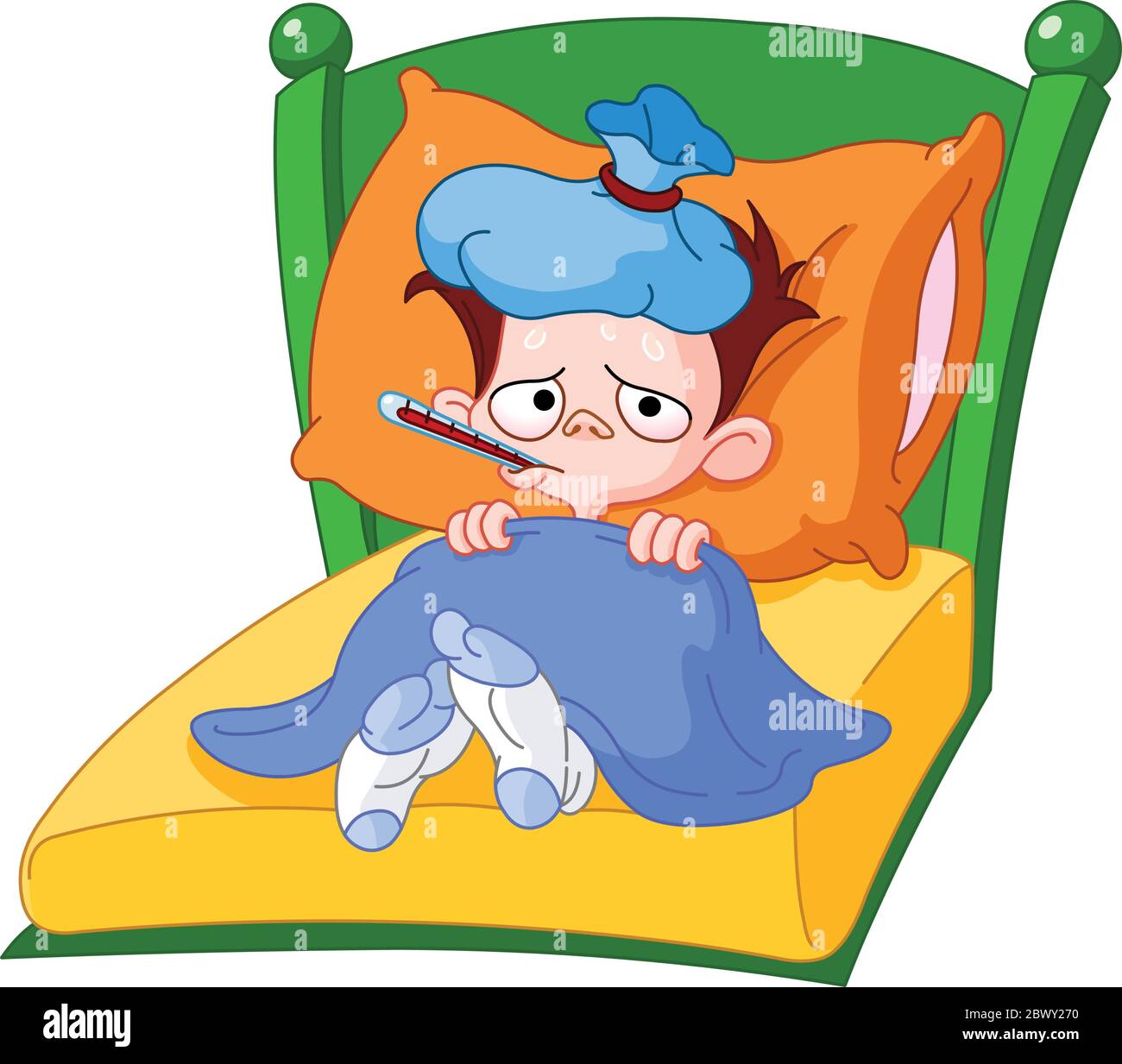 Sick cartoon immagini e fotografie stock ad alta risoluzione - Alamy