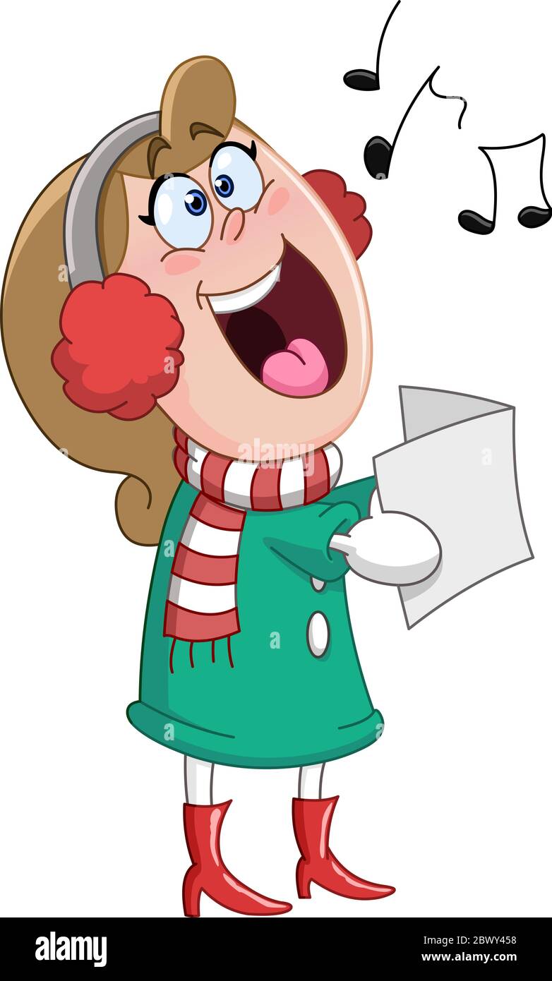 Cartone animato che canta immagini e fotografie stock ad alta ...