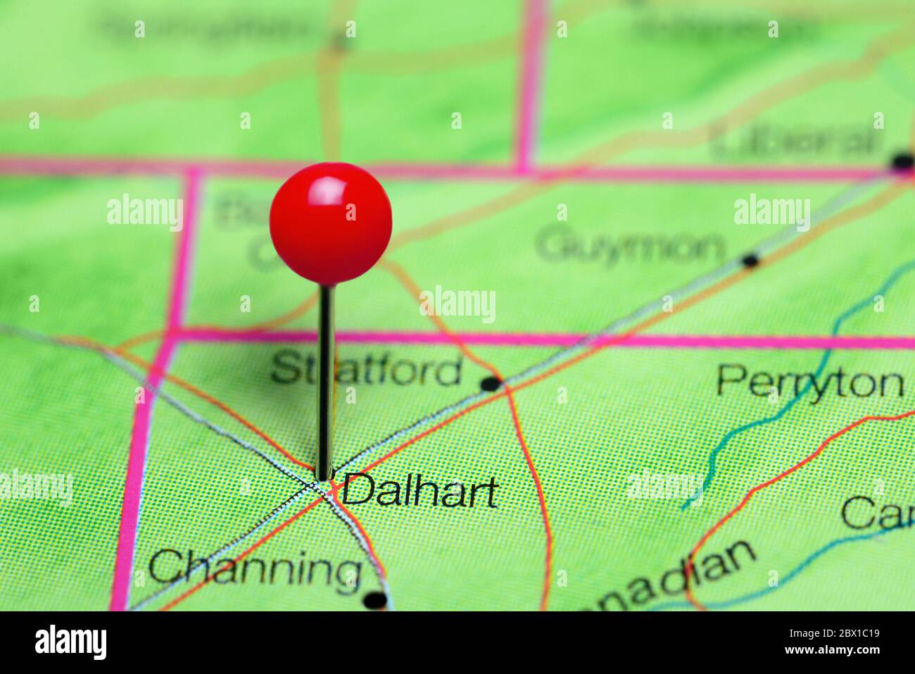 Mappa di dalhart texas immagini e fotografie stock ad alta risoluzione ...