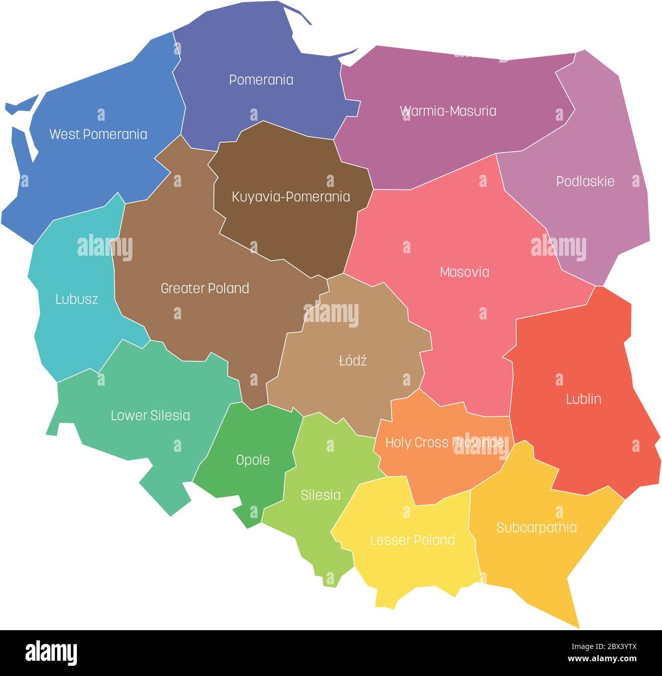 Polonia cartina immagini e fotografie stock ad alta risoluzione - Alamy