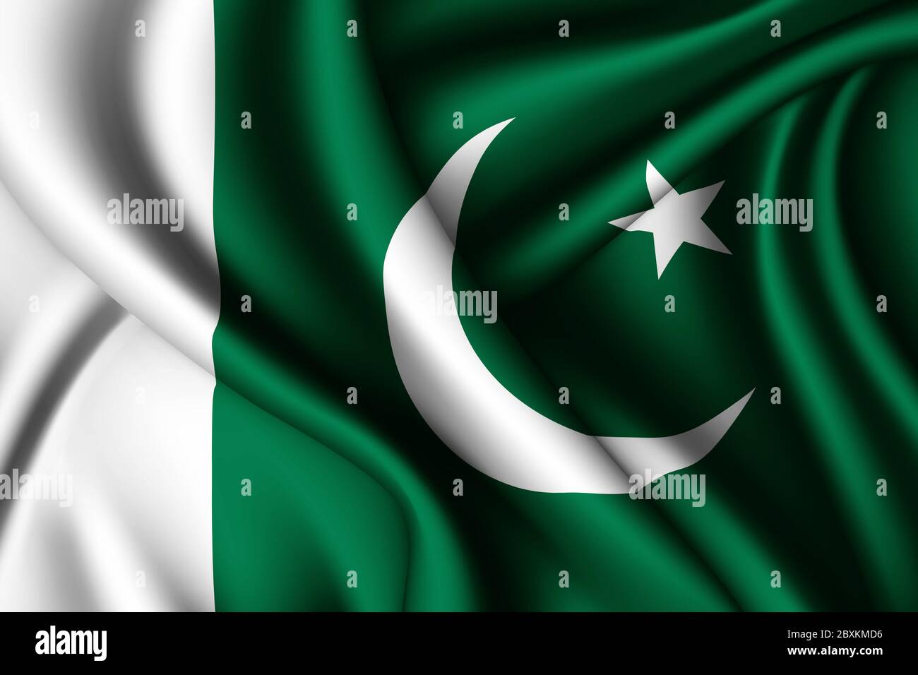 Bandiera pakistan 3d immagini e fotografie stock ad alta risoluzione ...