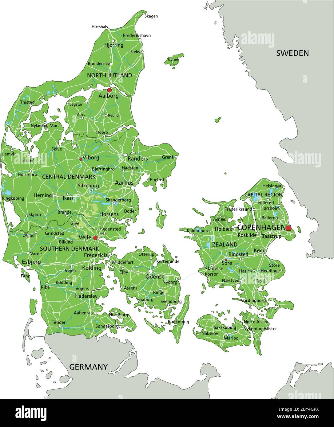 Mappa danese Immagini Vettoriali Stock - Pagina 3 - Alamy