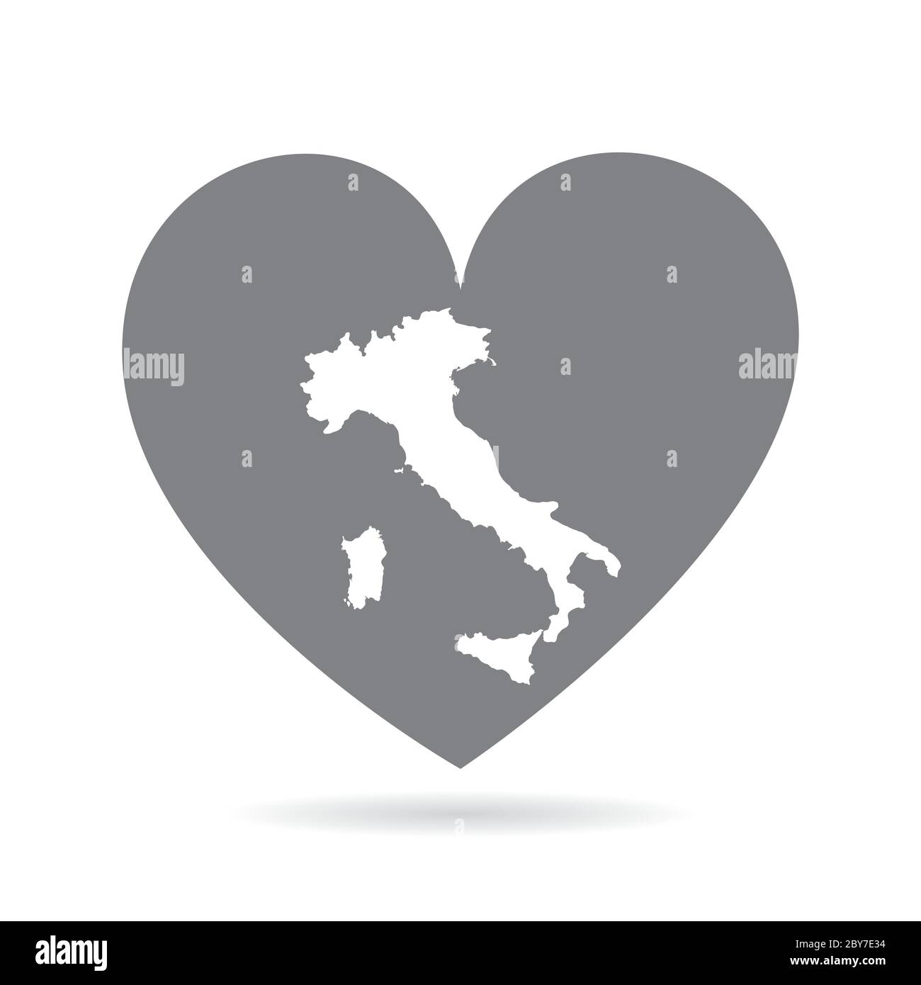 Mappa verde italia 3d Immagini Vettoriali Stock - Alamy
