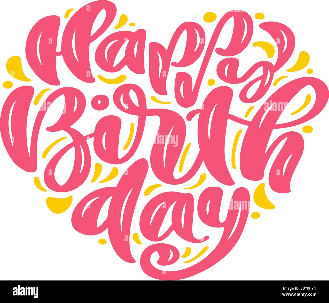 Buon compleanno disegno Immagini senza sfondo e Foto Stock ritagliate ...