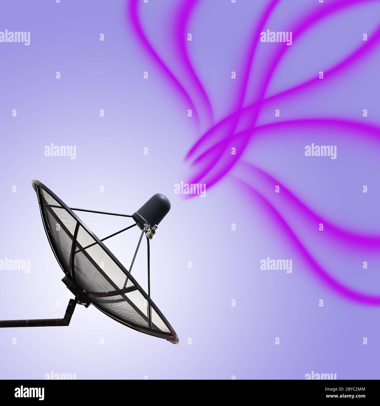 Parabola satellitare per i dati immagini e fotografie stock ad alta ...