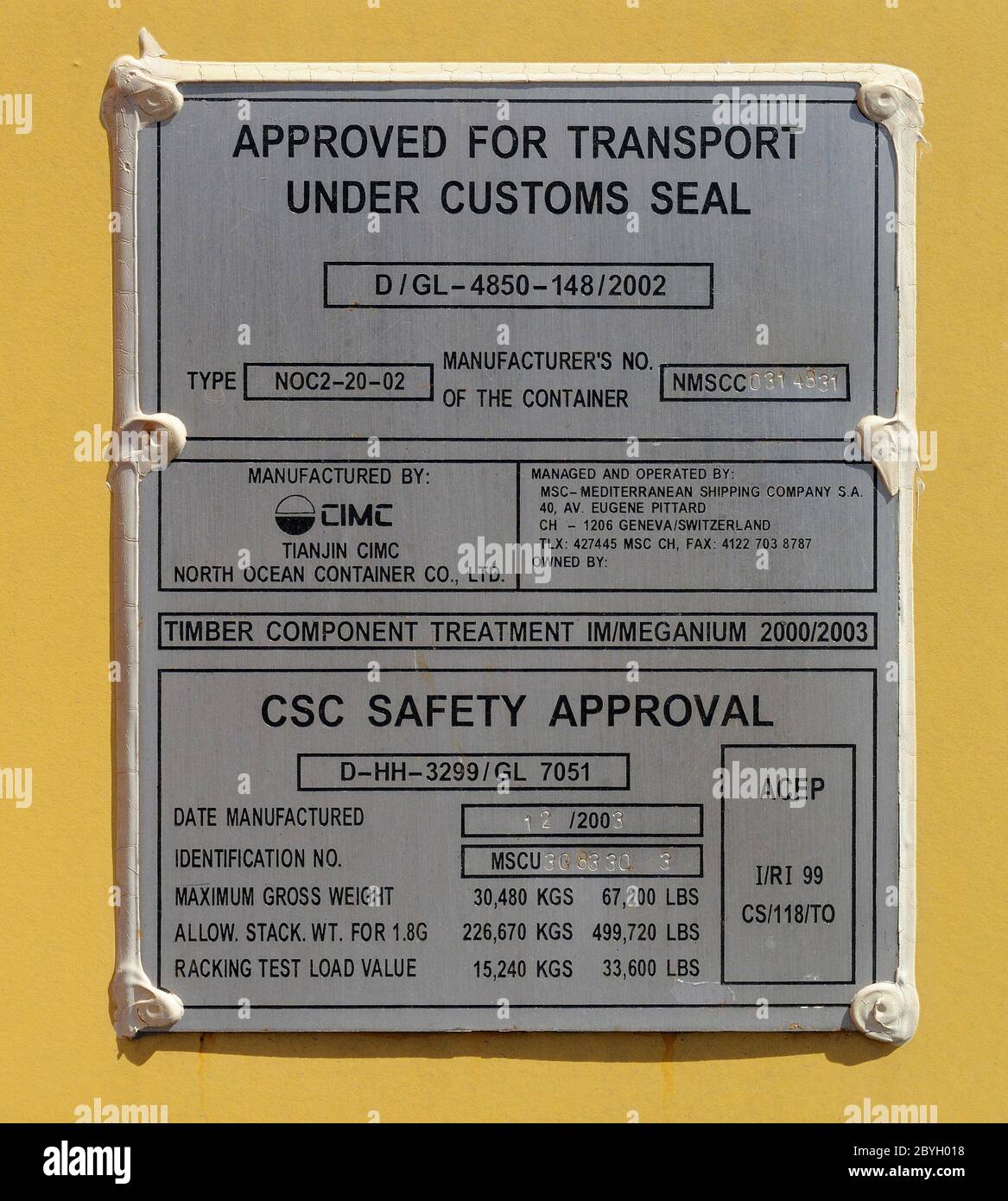 Iso shipping containers immagini e fotografie stock ad alta risoluzione ...