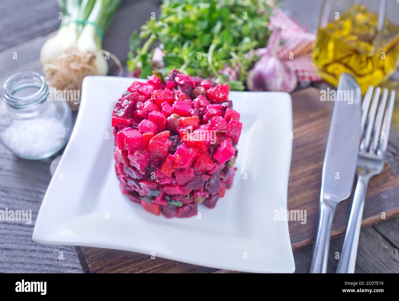 Insalata di barbabietole rosse immagini e fotografie stock ad alta ...