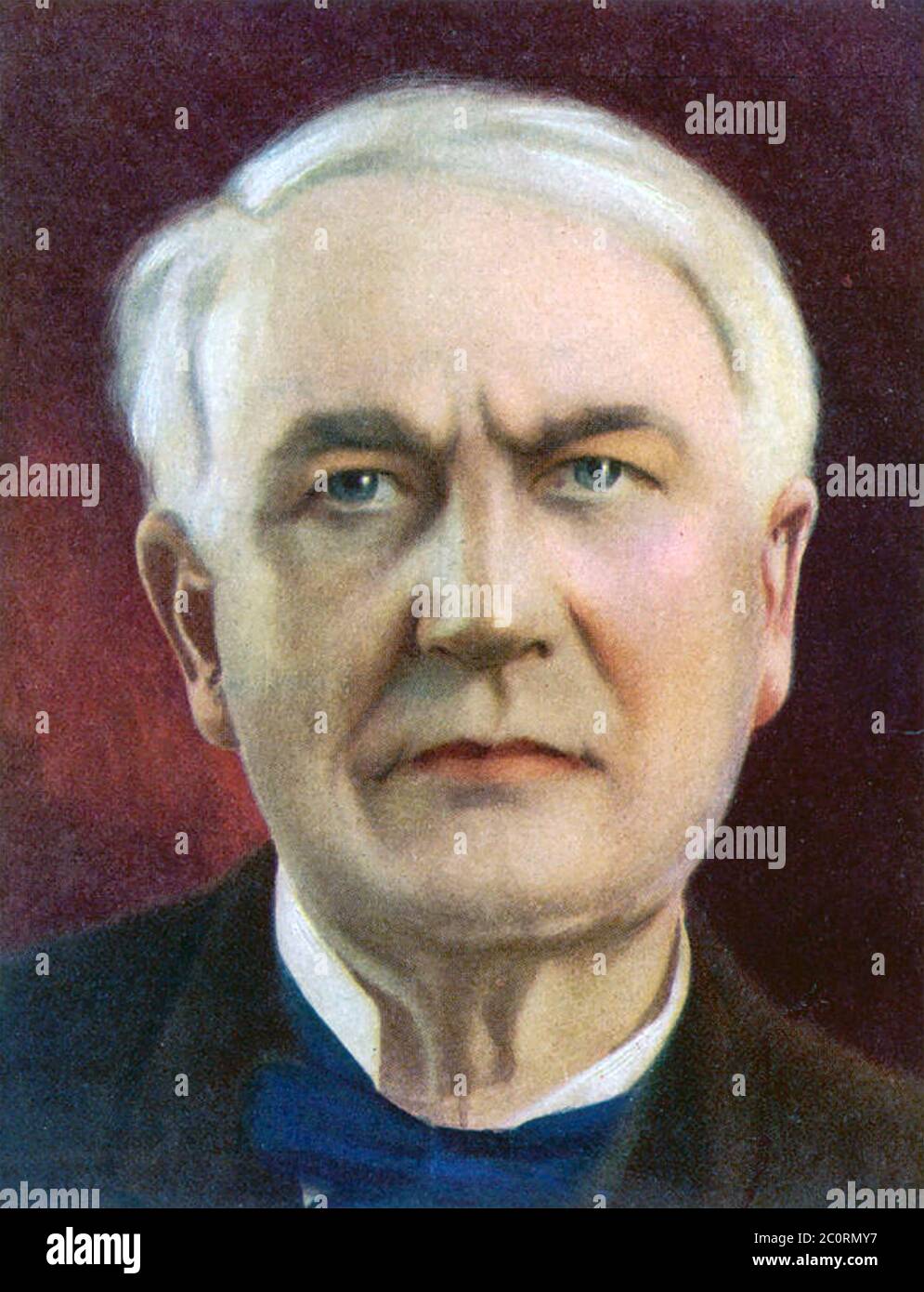 Thomas alva edison 1847 1931 inventore americano immagini e fotografie ...