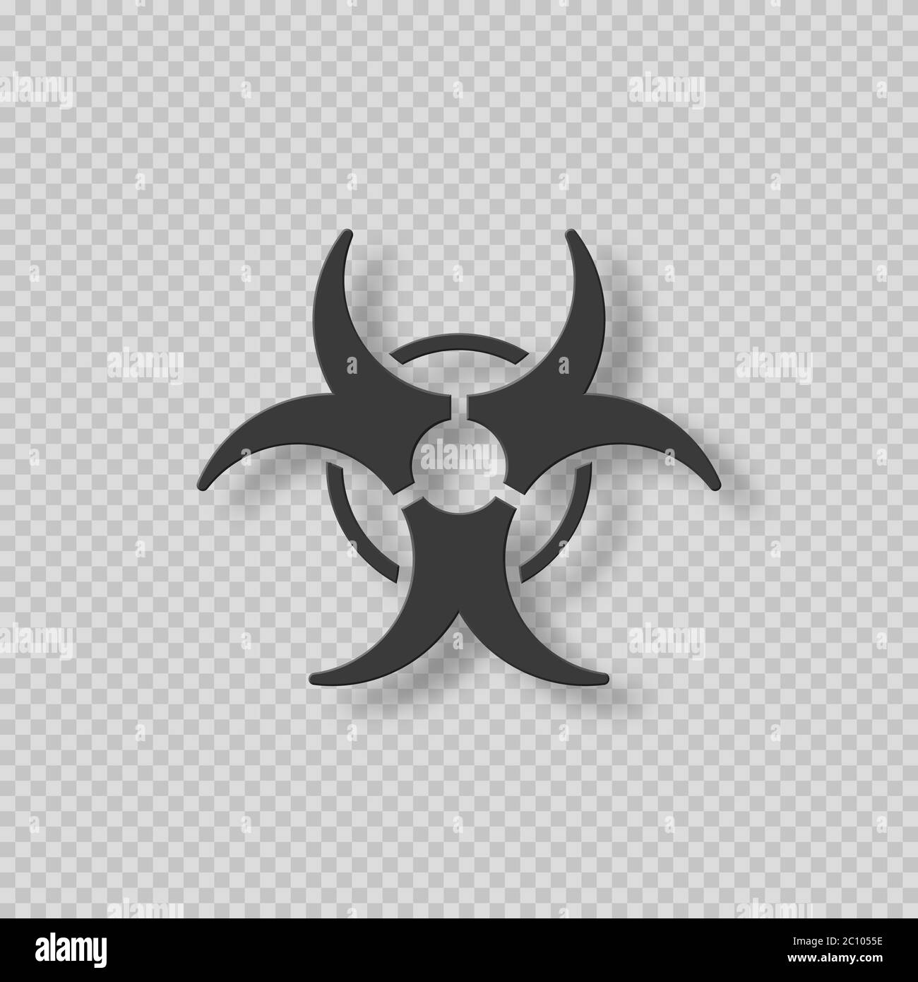 Simbolo di rischio biologico Immagini Vettoriali Stock - Alamy