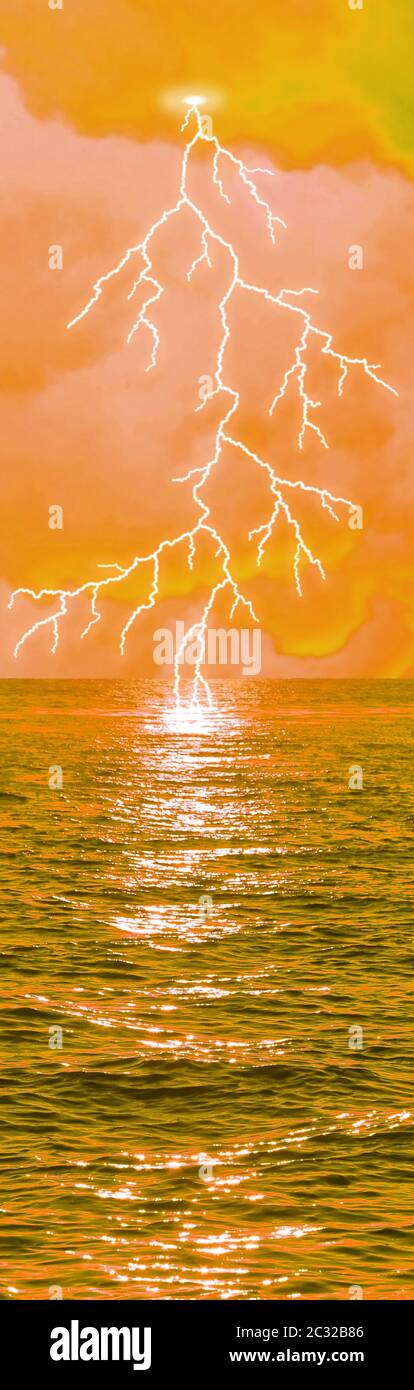 Fulmini in cielo immagini e fotografie stock ad alta risoluzione - Alamy