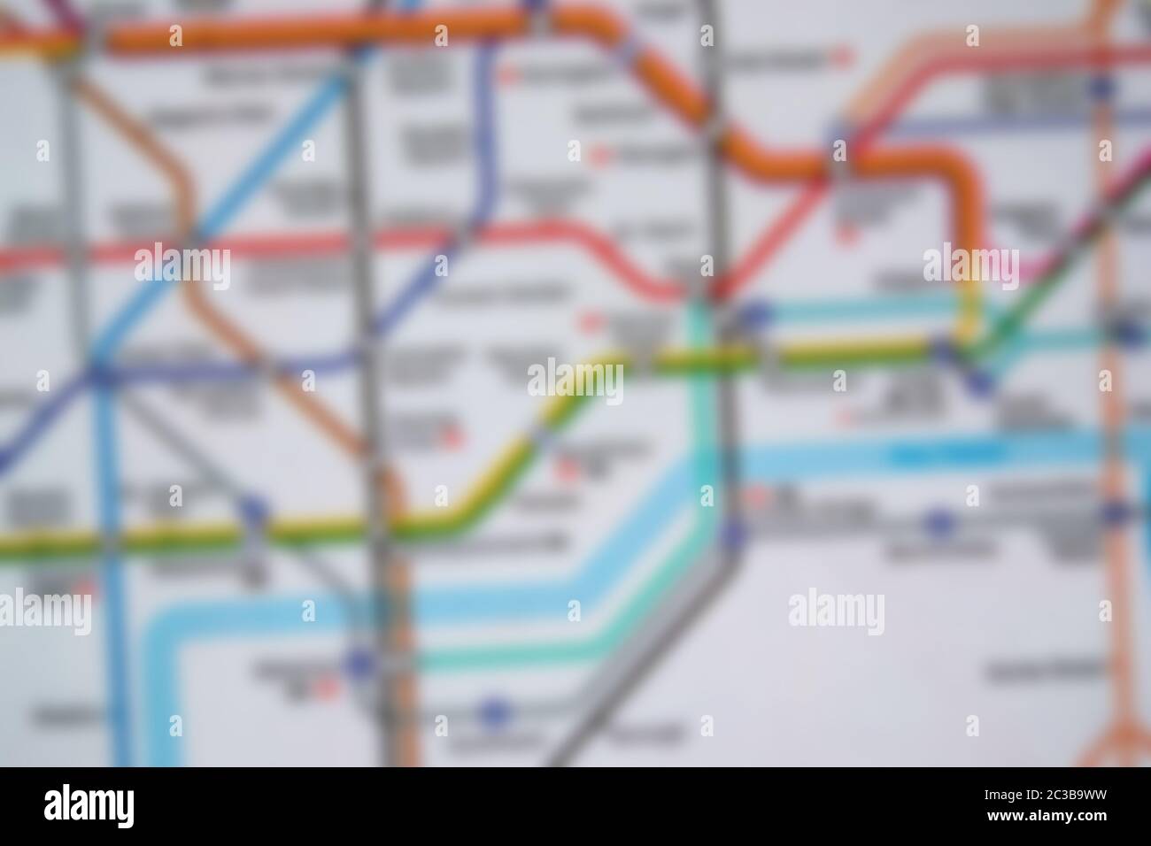 Mappa schematica del tubo immagini e fotografie stock ad alta ...