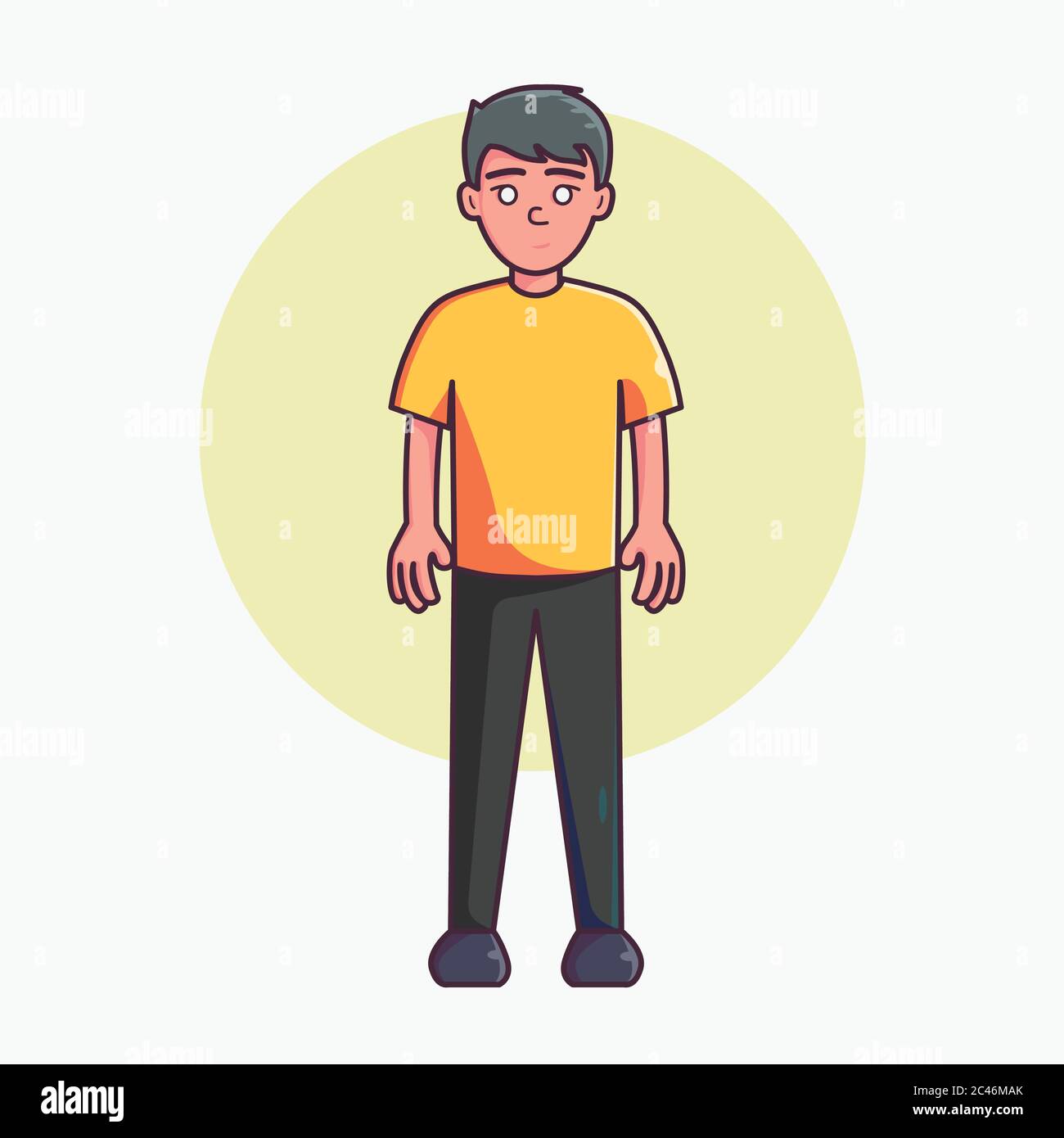 Personaggio dei cartoni animati sovrappeso immagini e fotografie stock ...