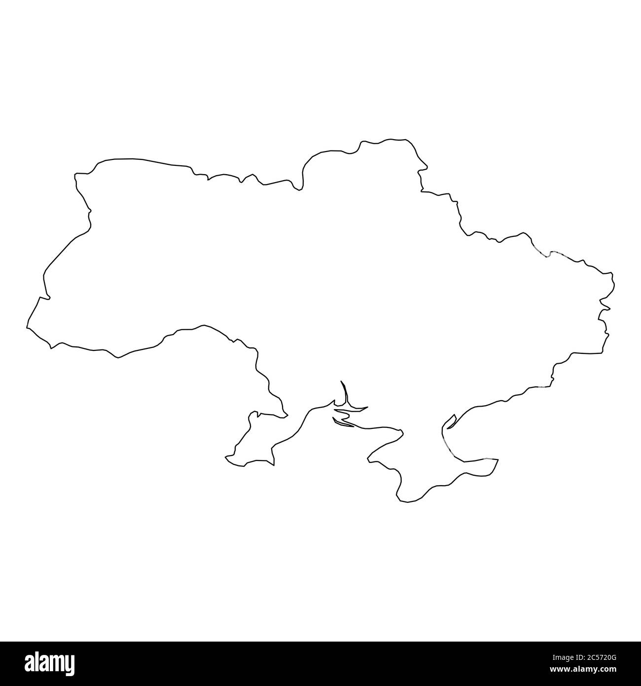 Cartina ucraina map Foto e Immagini Stock in Bianco e Nero - Alamy