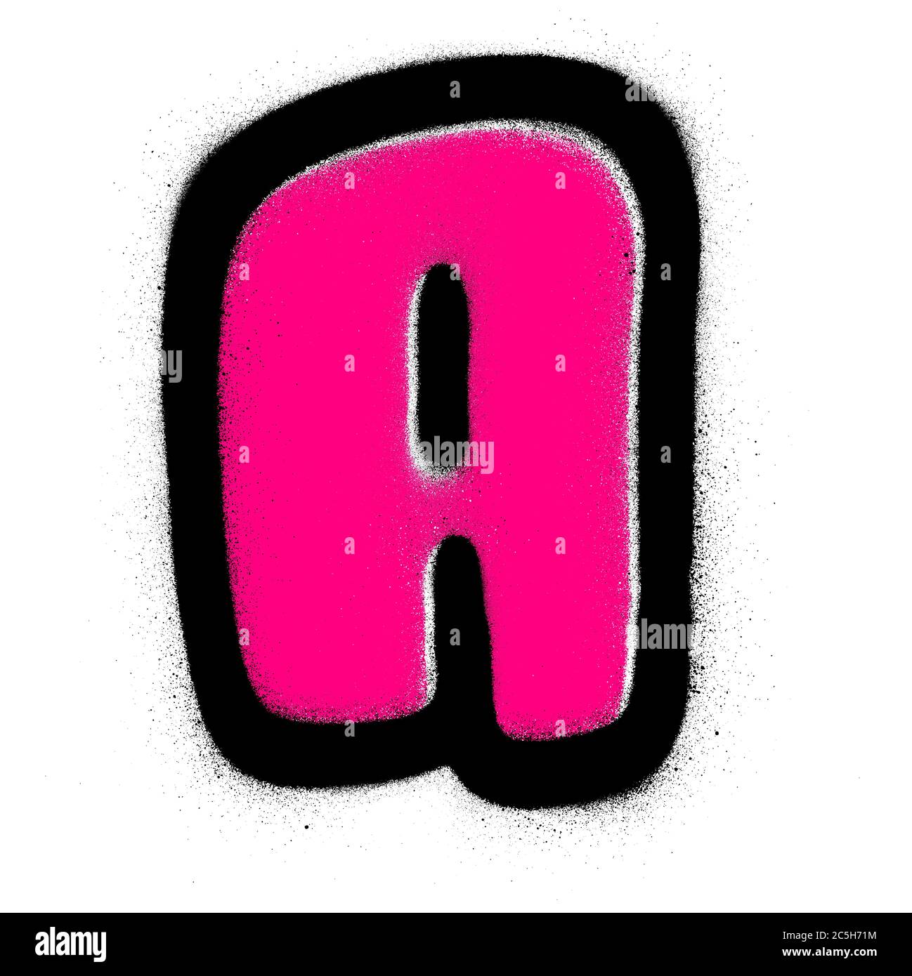 Graffiti font bubble Immagini Vettoriali Stock - Alamy