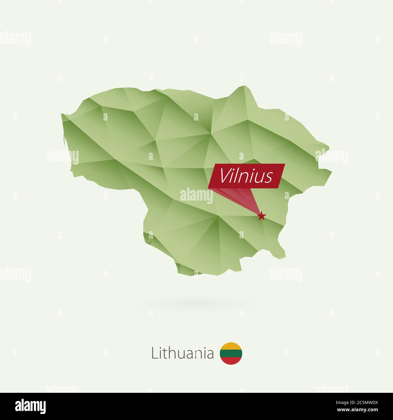 Mappa di vilnius immagini e fotografie stock ad alta risoluzione ...