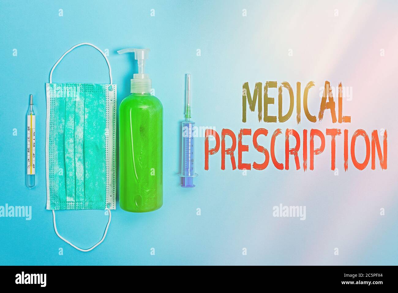 Cartello con la scritta Medical Prescription (prescrizione medica ...