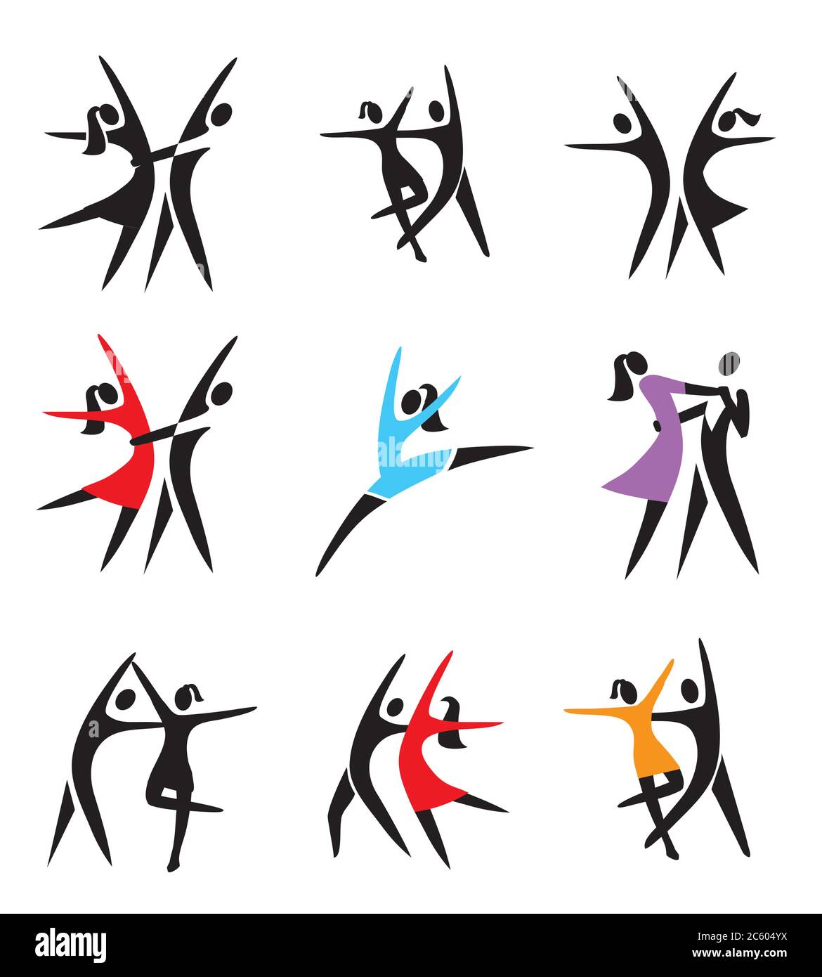 Coppia che balla icon immagini e fotografie stock ad alta risoluzione ...