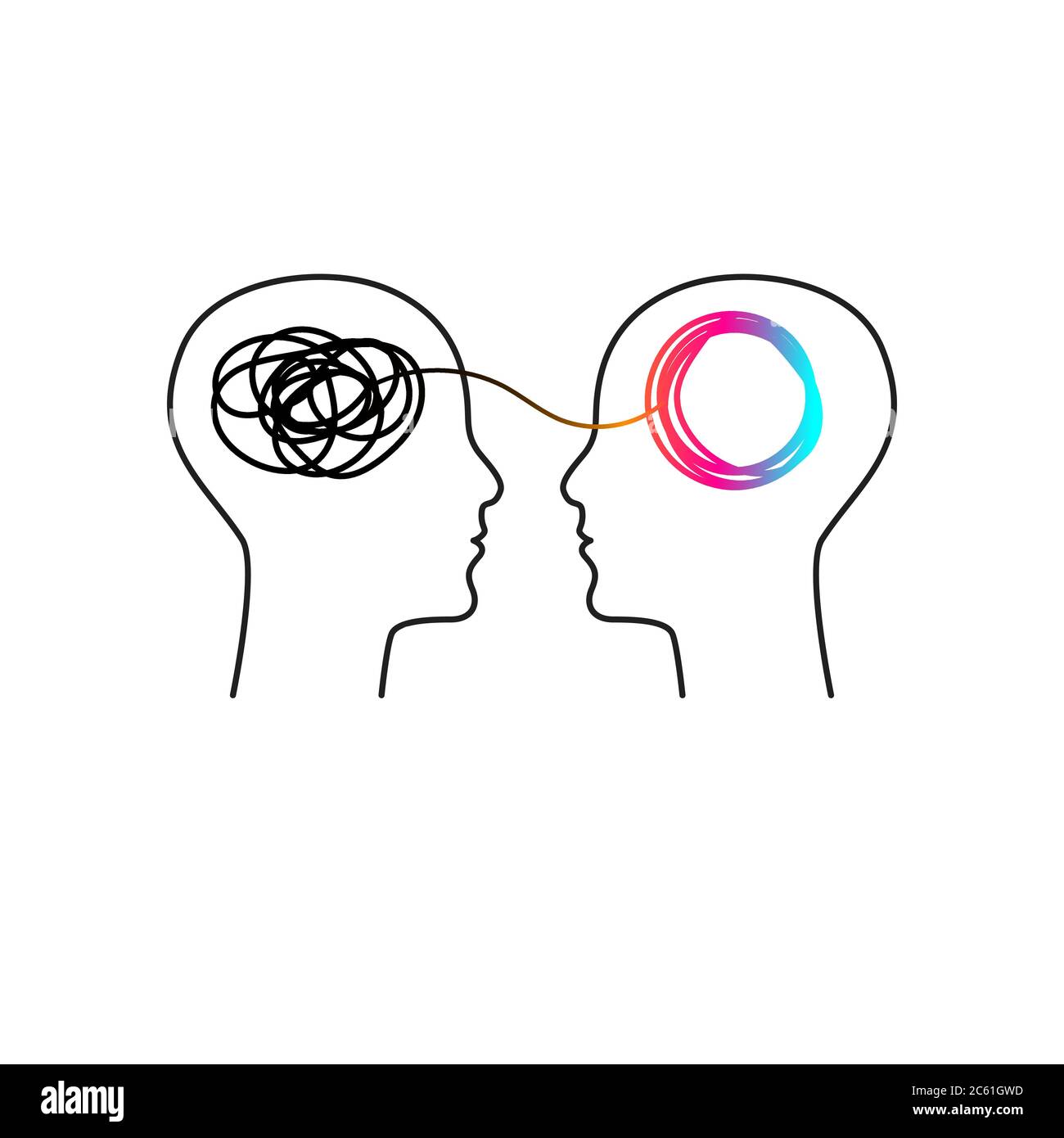 Icona di addestramento, simbolo di coaching, supporto psicologico, logo ...