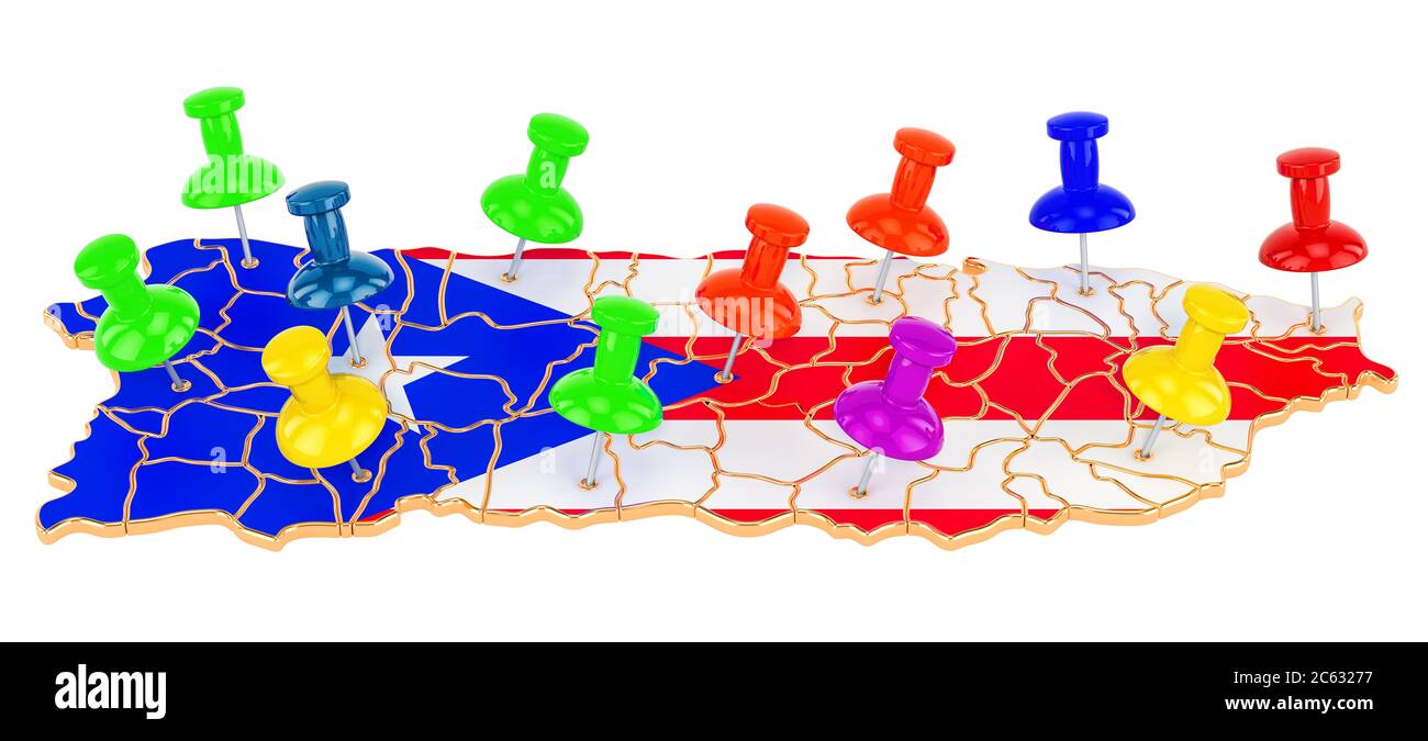 Mappa di porto rico immagini e fotografie stock ad alta risoluzione - Alamy