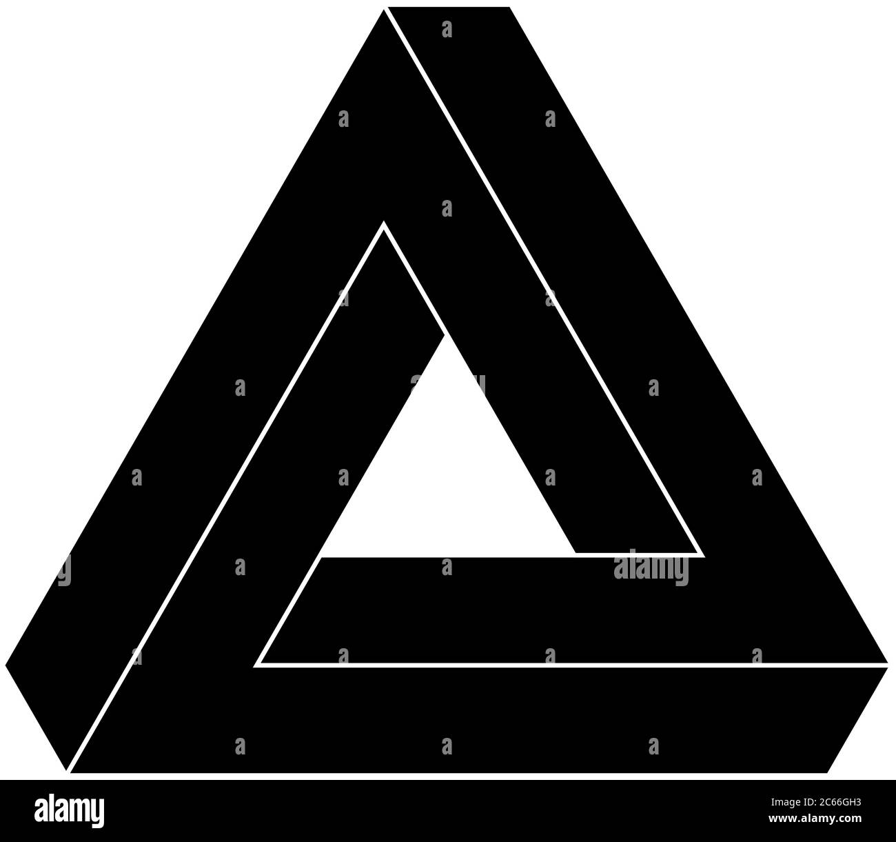 Penrose triangle logo immagini e fotografie stock ad alta risoluzione ...