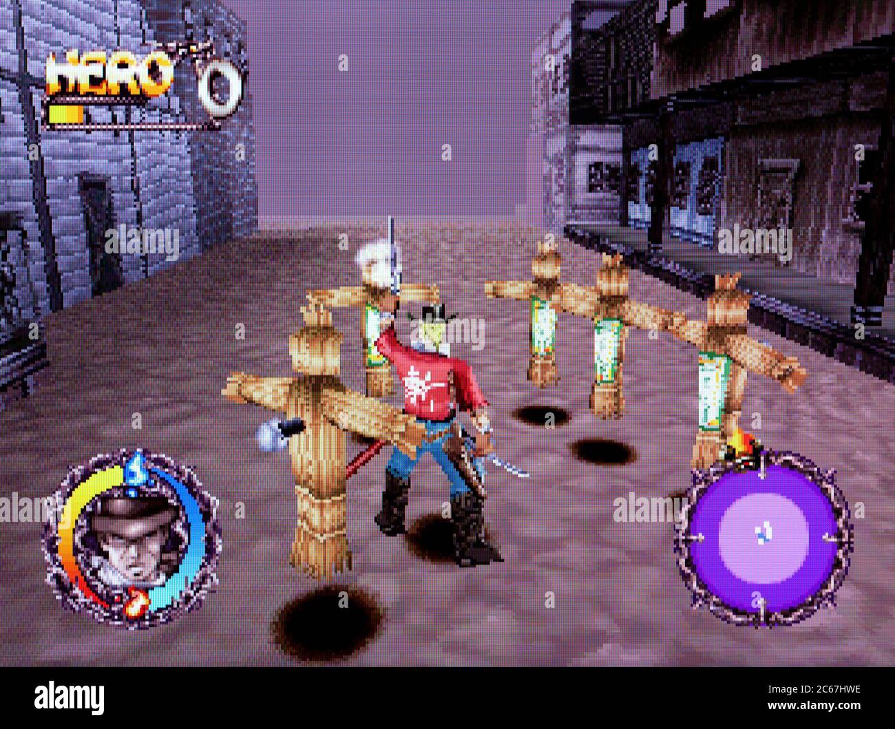 Rising Zan The Samurai Gunman Sony PlayStation 1 PSX solo per uso editoriale Foto stock Alamy