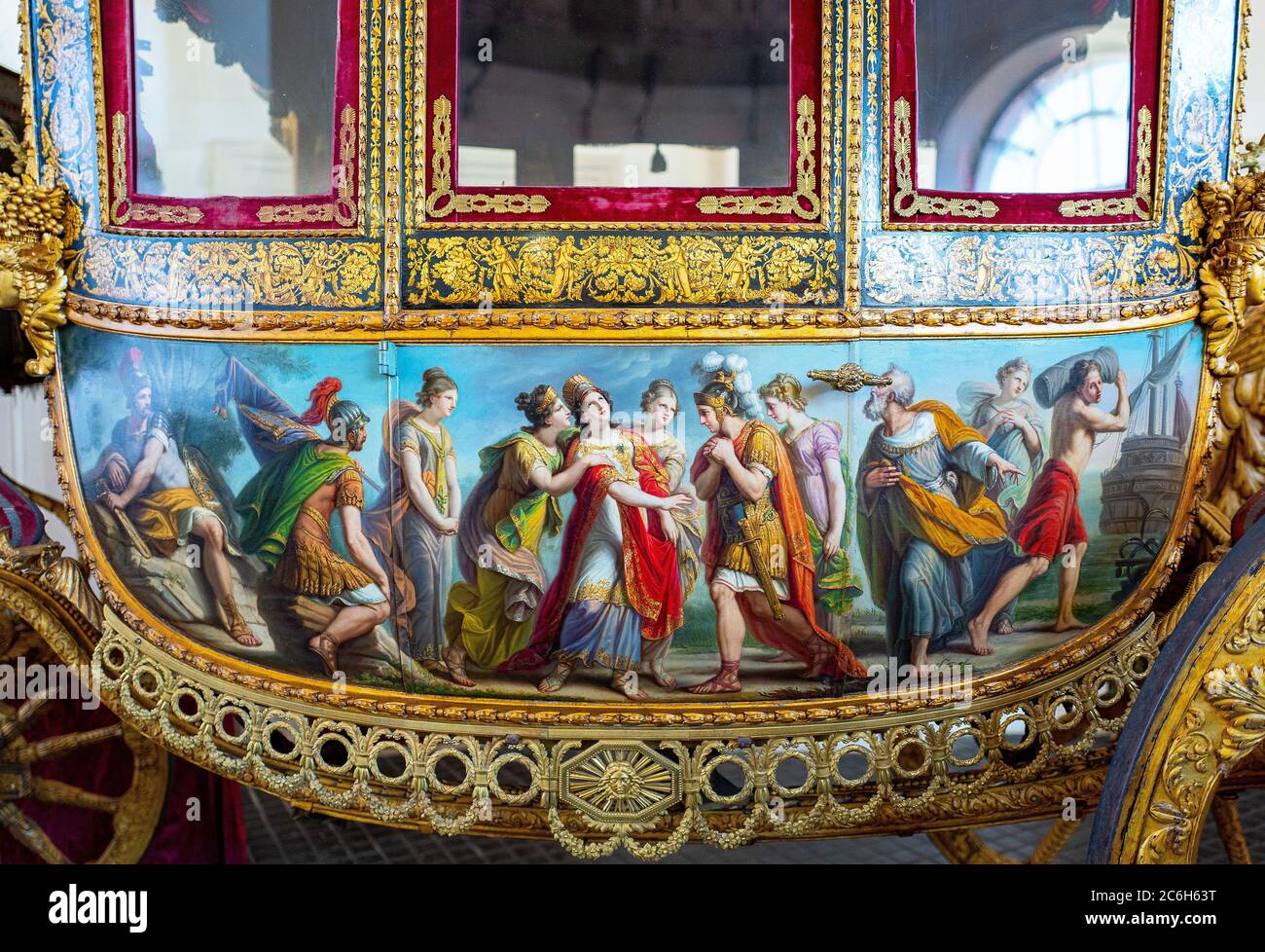 Antiche Carrozze Reali Nel Palazzo Del Quirinale Immagini e Fotos Stock ...