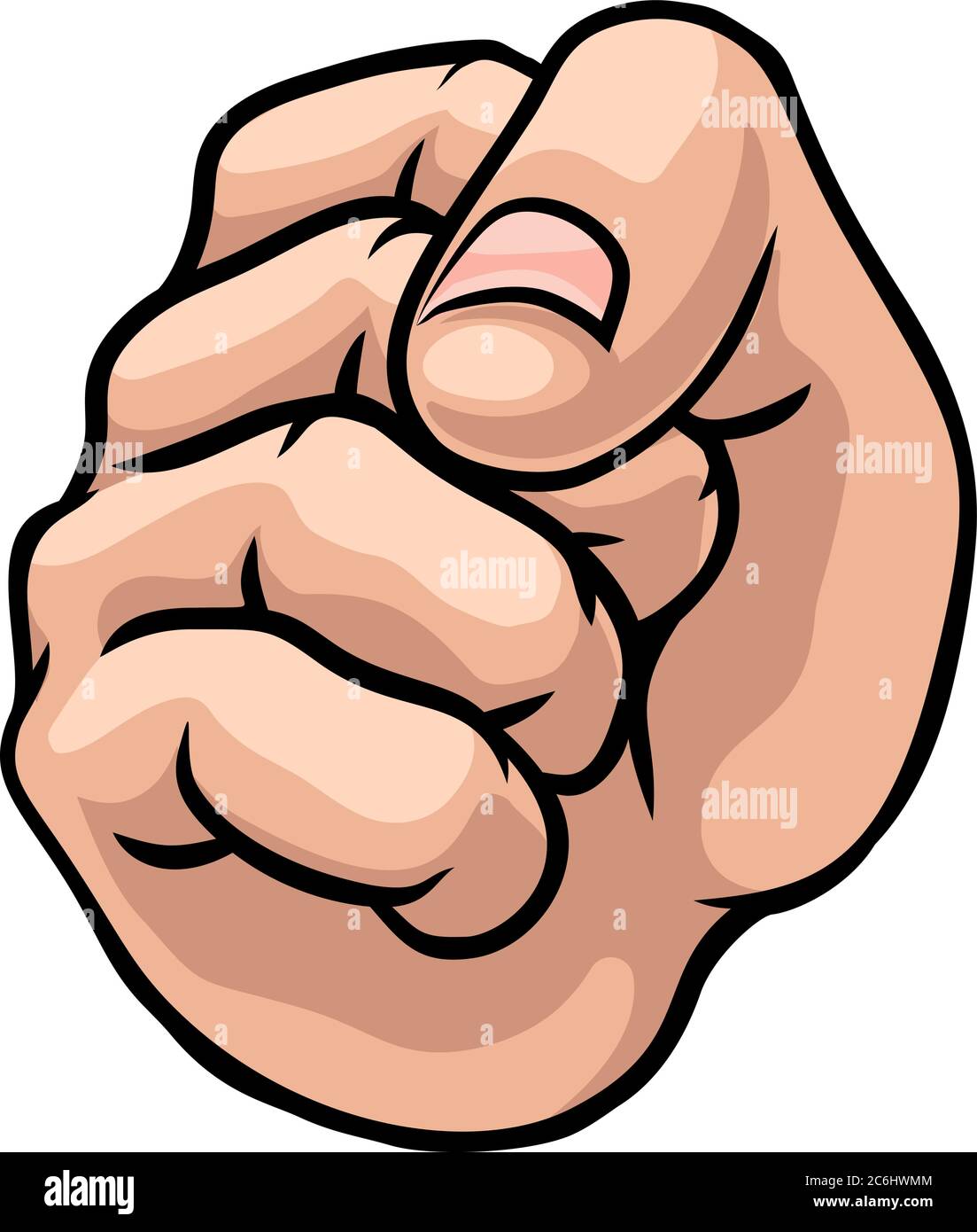 Fist hand cartoon Immagini senza sfondo e Foto Stock ritagliate - Alamy
