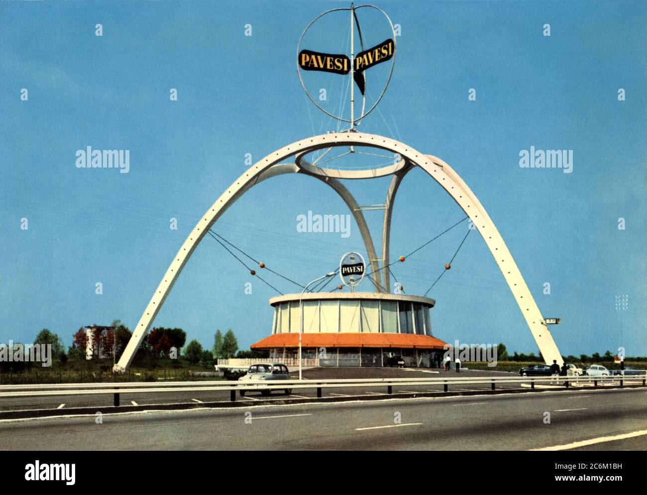 1960 ca, LAINATE , Milano , ITALIA : Il celebre PAVESI AUTOGRIL ...