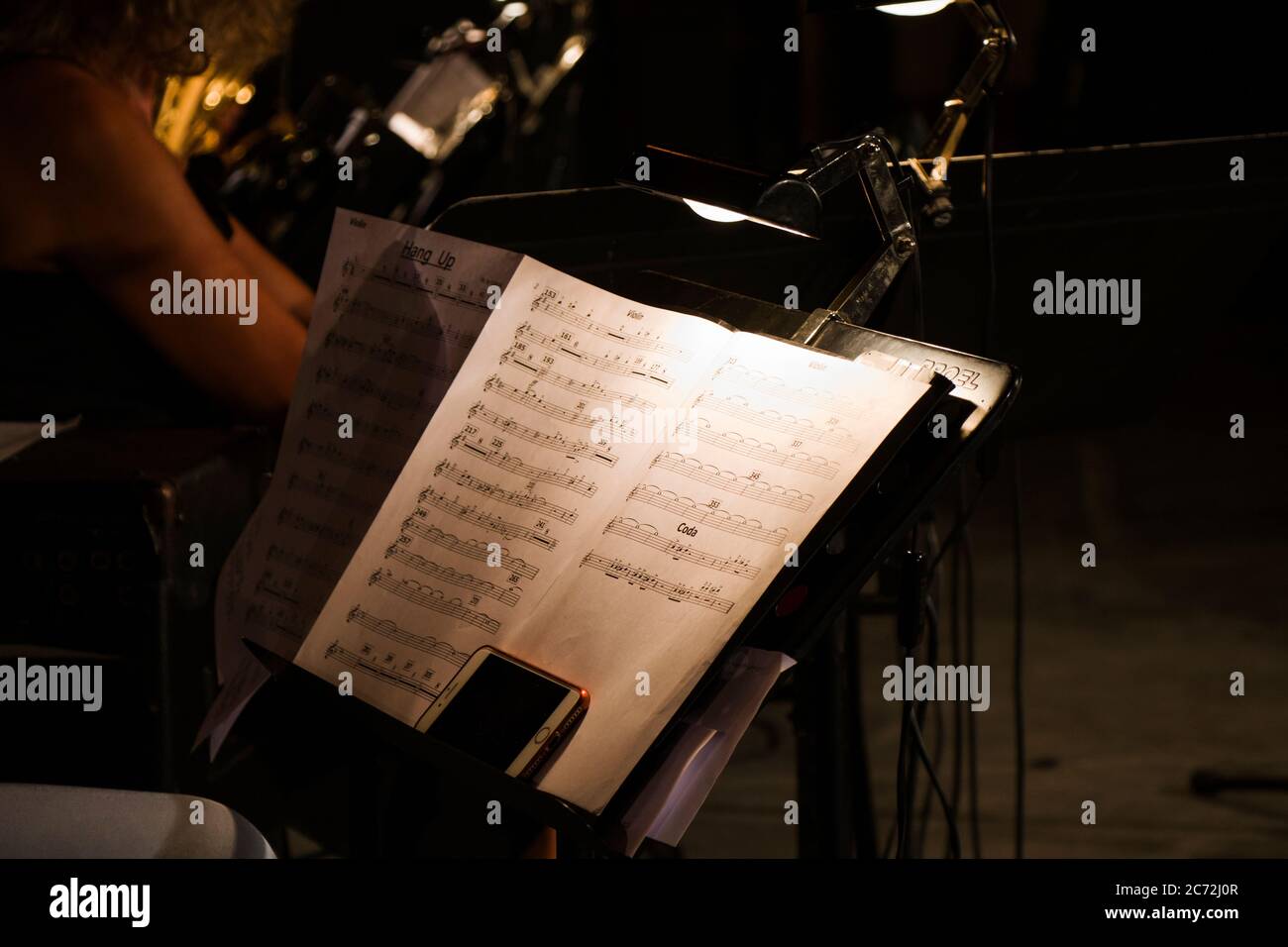 Appunti e strumenti musicali, simboli e note musicali classici Foto ...