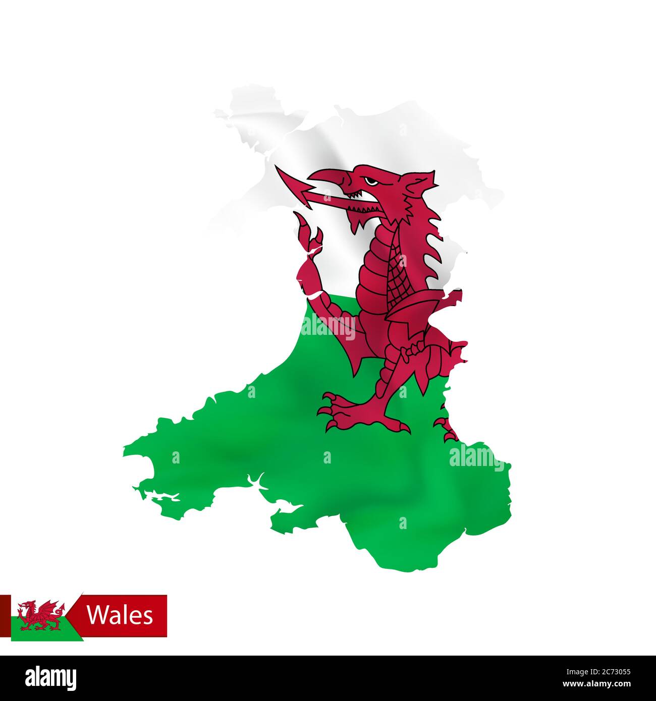 Mappa vettoriale di cardiff Immagini senza sfondo e Foto Stock ...
