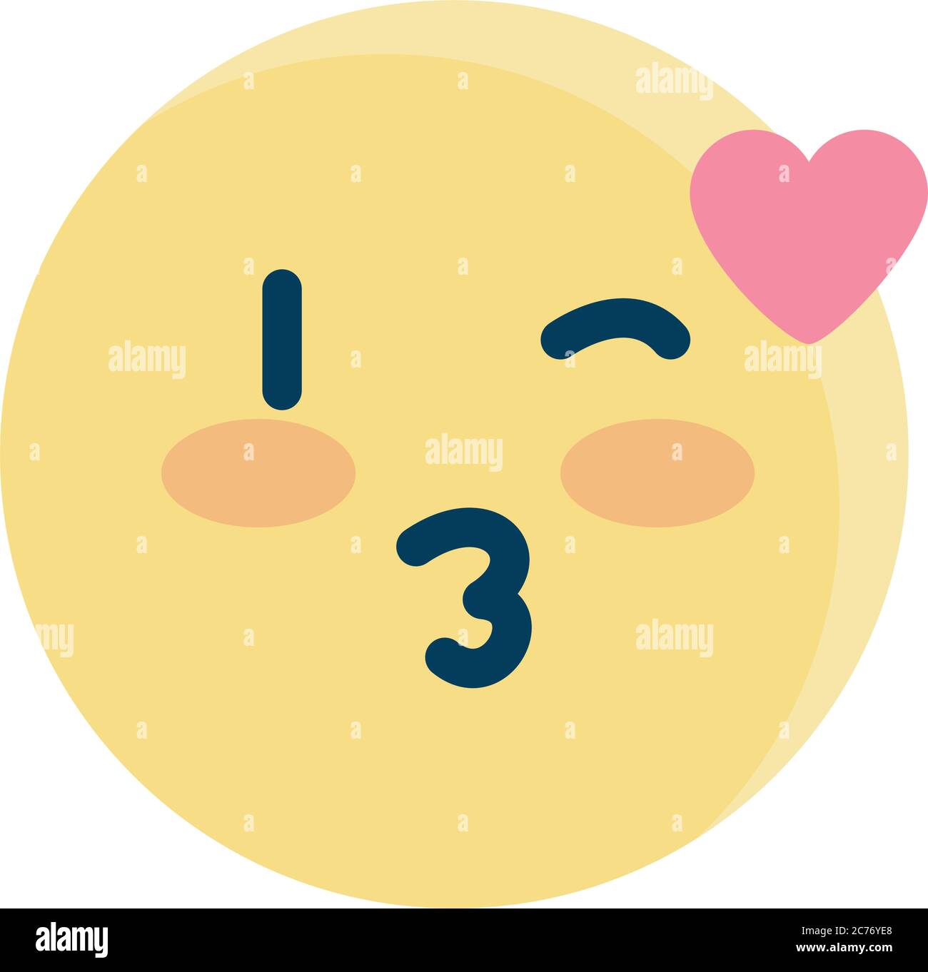 Bacio Emoji Immagini Vettoriali Stock - Alamy