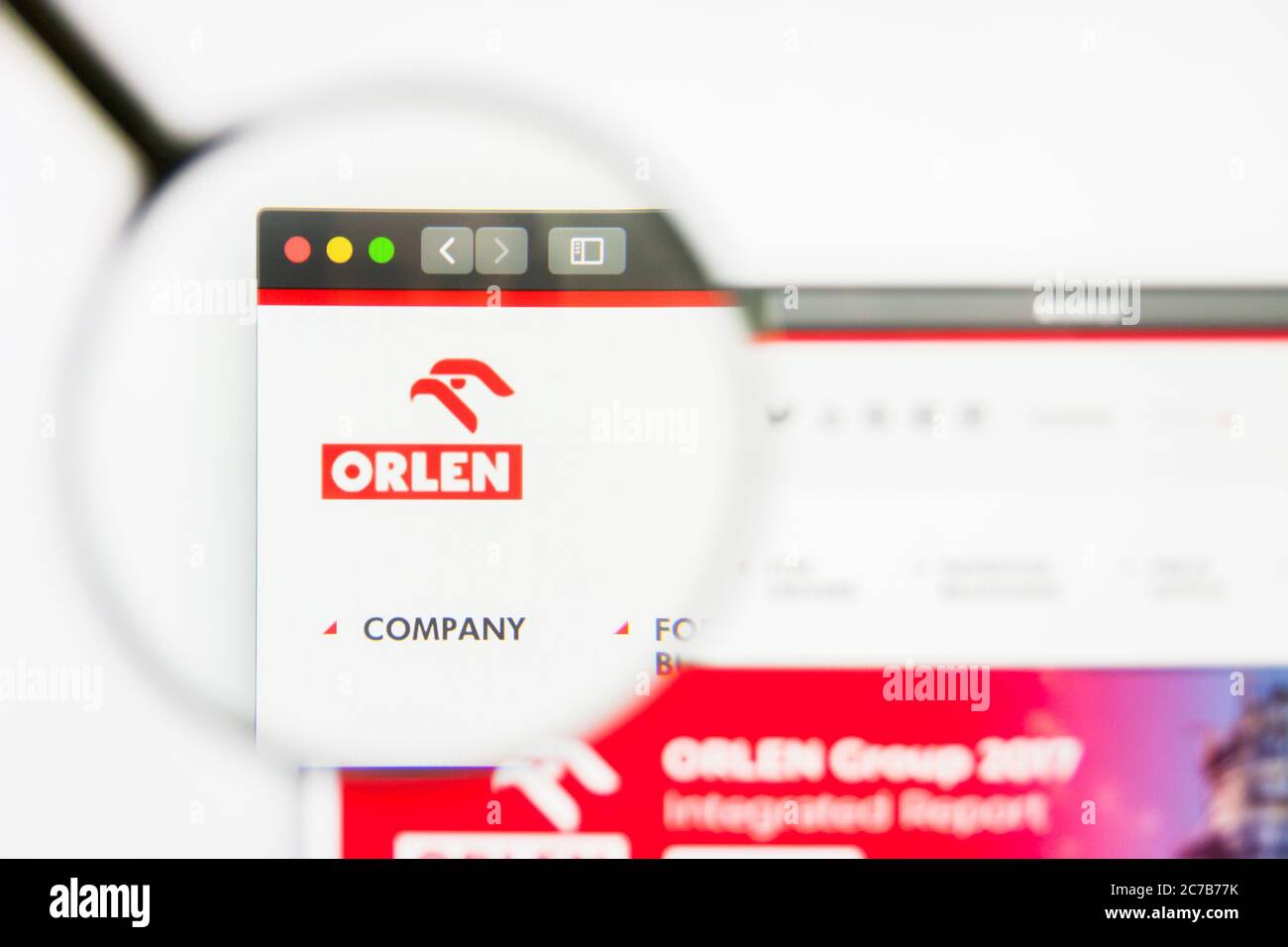 Logo orlen immagini e fotografie stock ad alta risoluzione - Alamy