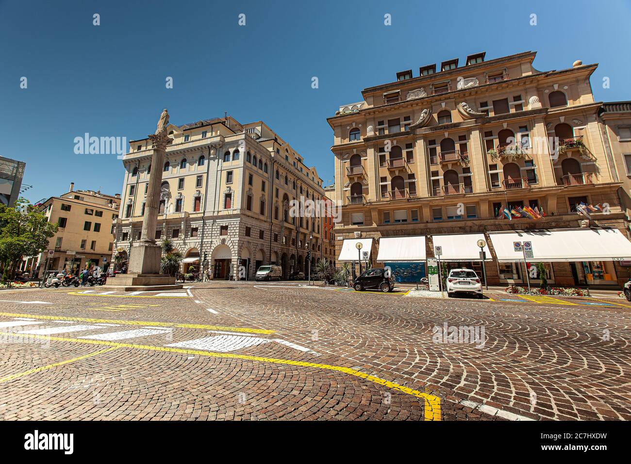 Piazza Garibaldi a Padova Foto stock - Alamy