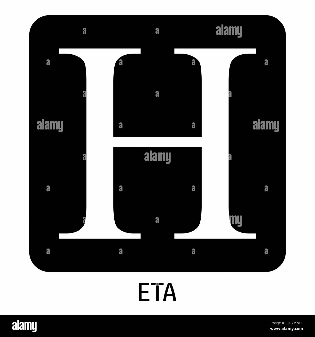 Eta lettera greca immagini e fotografie stock ad alta risoluzione - Alamy